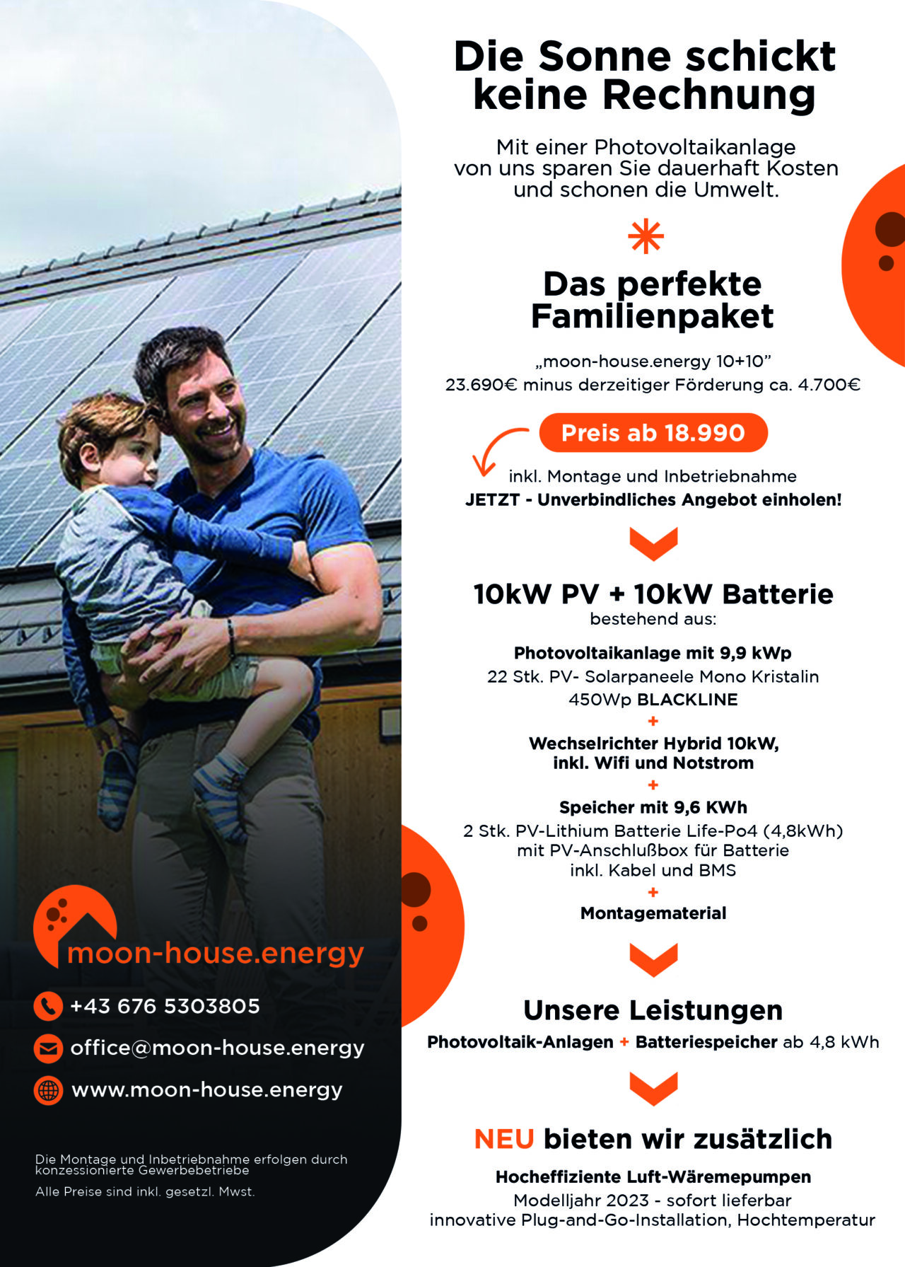 Moon-House Energy | Photovoltaikanlagen für eine strahlende Zukunft